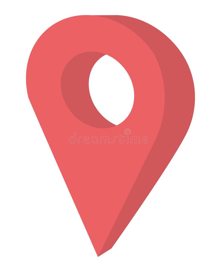 Pin pointer location stock vector. Illustration of design - 237118631