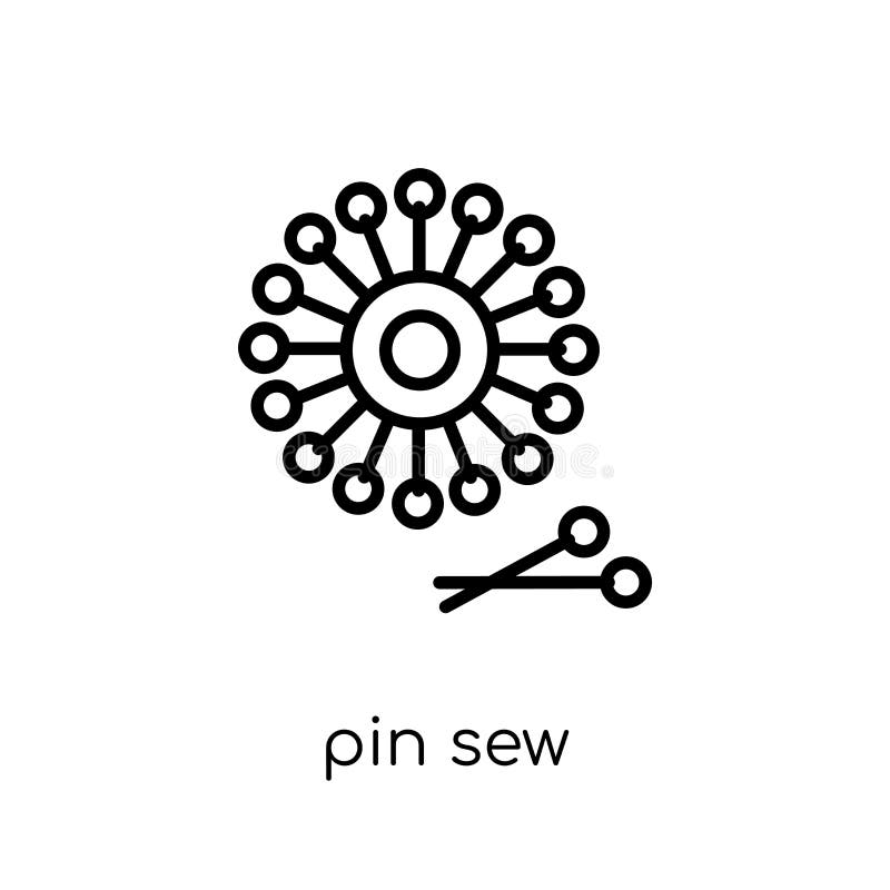 Tailoring Machine Icon From Sew Collection Stock Vector Illustration
