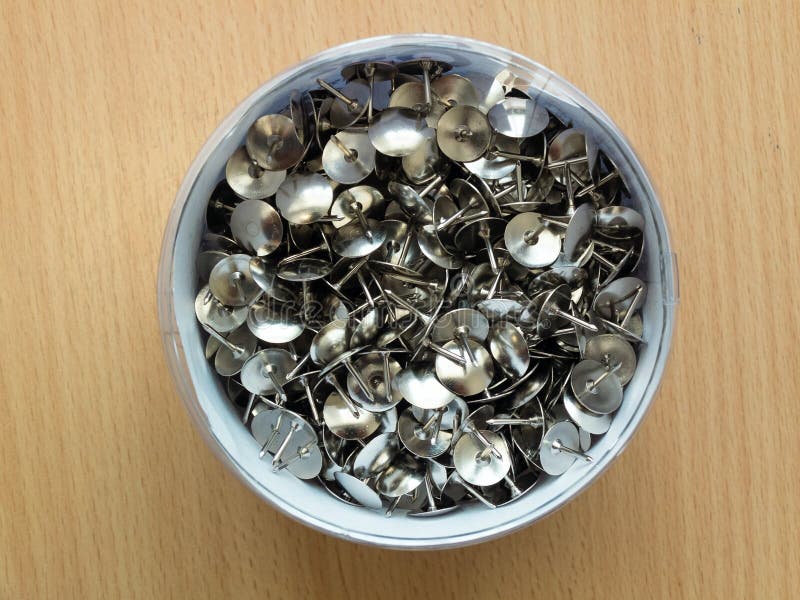 Pin stock photo. Image of supply, silver, note, tack - 52446214