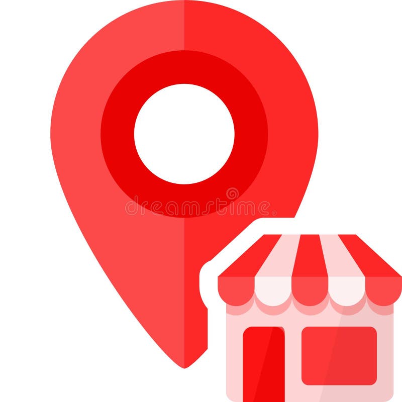 Pin store locations stock photo. Illustration of signage - 231793832