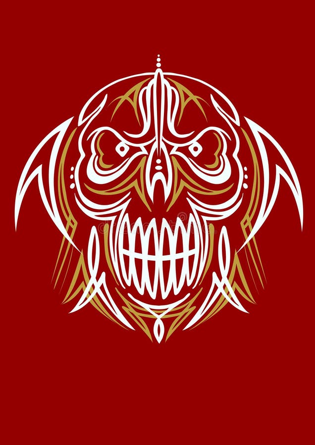 Pinstriping Skull Designs