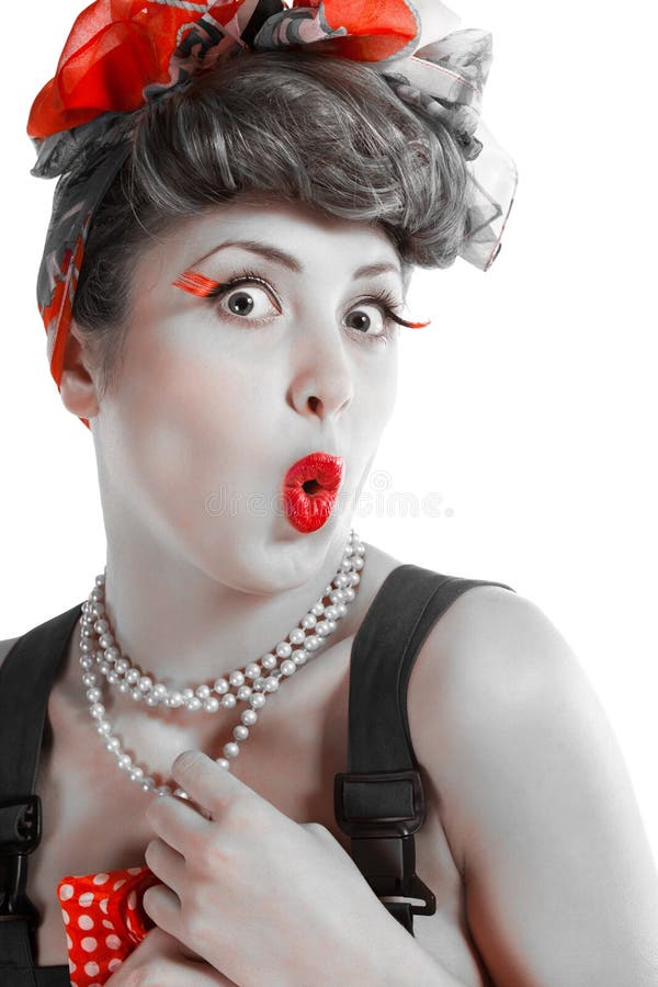 Pin up girl stock image. Image of cute, hand, candy, person - 29467447