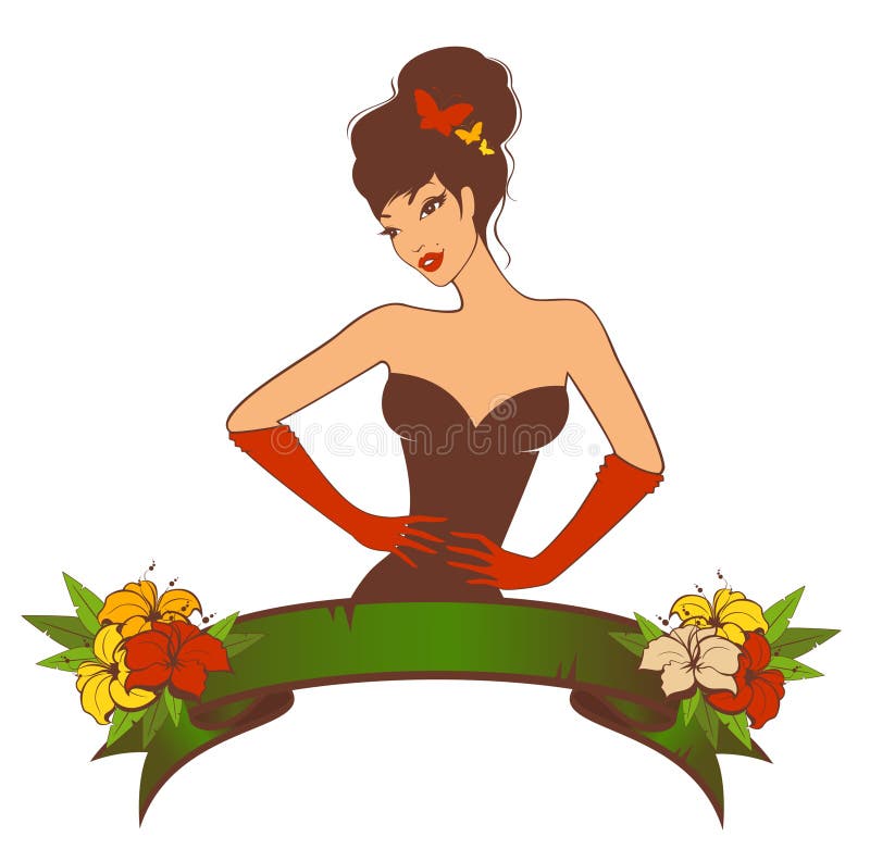 Retro Pin Up Summer Stock Illustrations – 400 Retro Pin Up Summer Stock ...