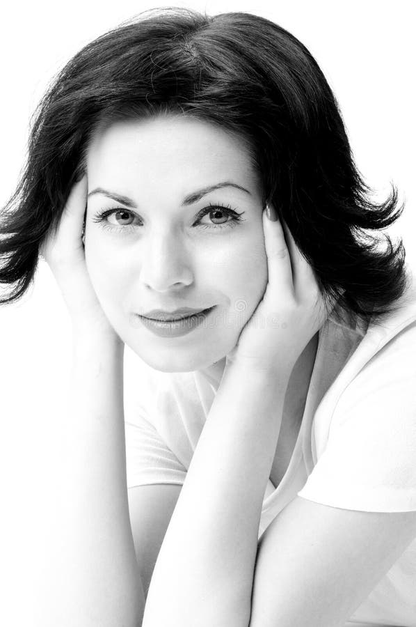 Pin-up portrait stock image. Image of caucasian, cute - 24908105