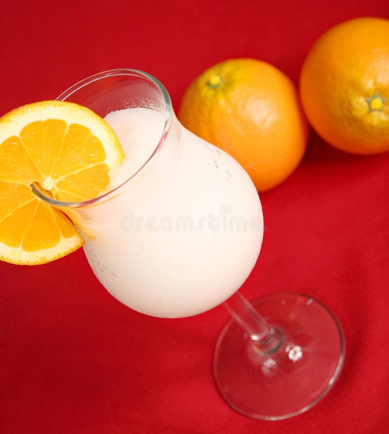Pina Colada on Red Cloth stock image. Image of cocktail - 5294355