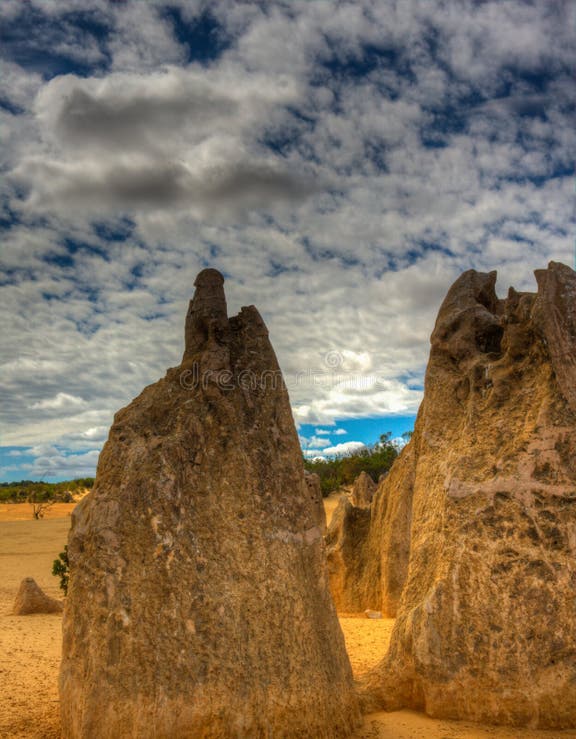Pinacles stock image. Image of road, sunrise, rocks, travel - 29652579