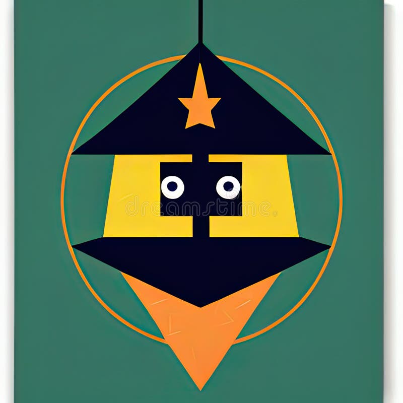 Pinata Design Style Logo Print. Generative AI. Stock Illustration ...