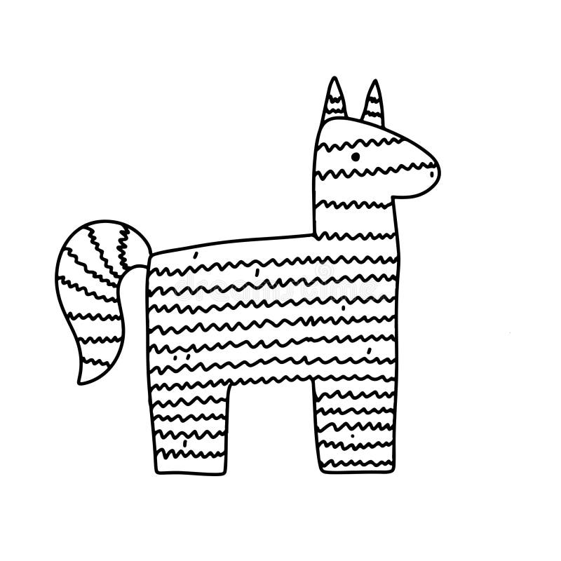 Pinata Outline Stock Illustrations – 590 Pinata Outline Stock ...