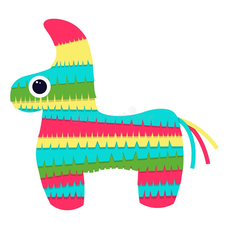 Cartoon Boy Hitting Pinata Game Stock Vector - Illustration of breaking ...