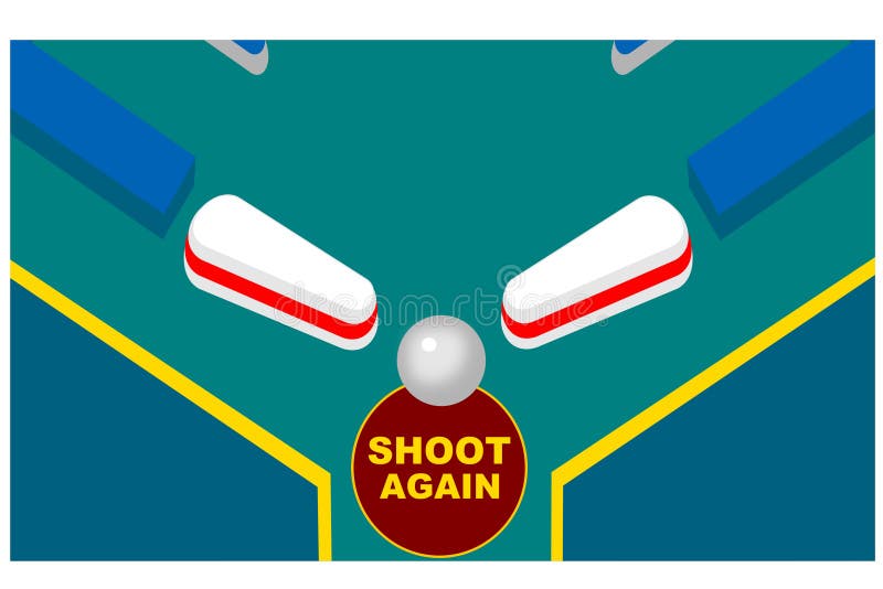 Pinball stock vector. Illustration of silver, game, arcade - 8978183