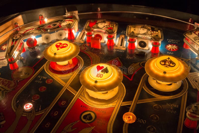 Pinball game editorial stock photo. Image of machine - 46501903