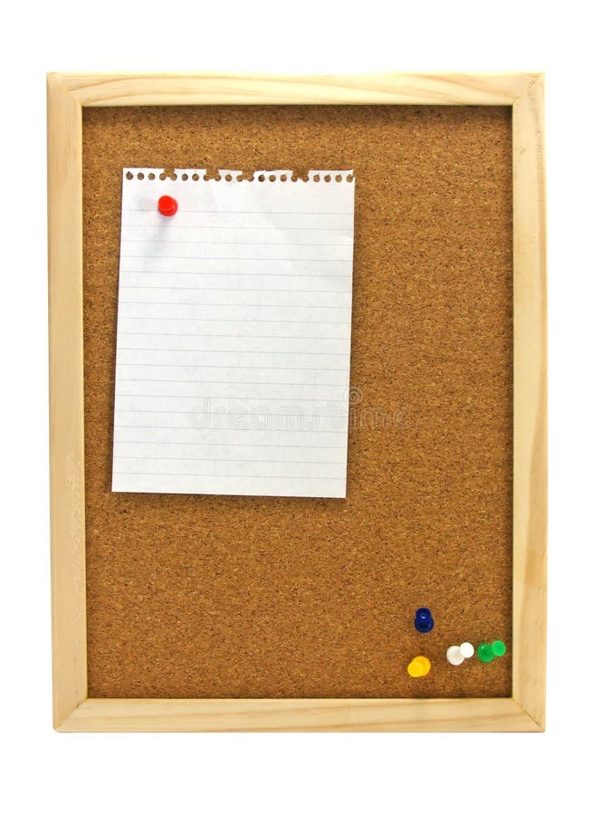 Pinboard - Notice board stock photo. Image of corkboard - 17680812