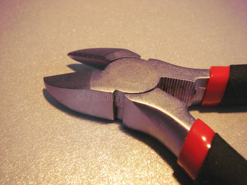 Pincers tool stock image. Image of abstract, shining, black - 3228501