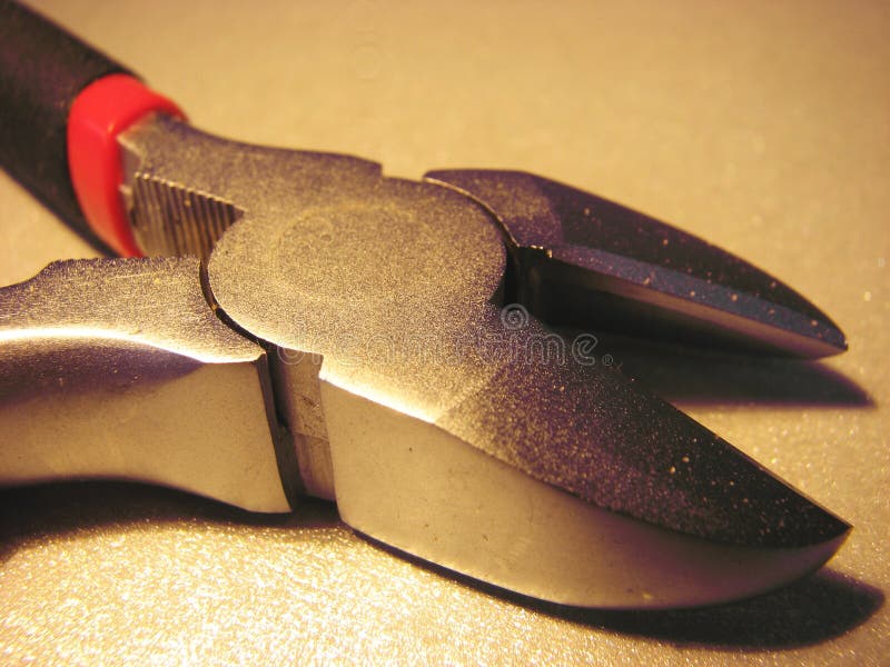 Pincers tool stock image. Image of abstract, shining, black - 3228501