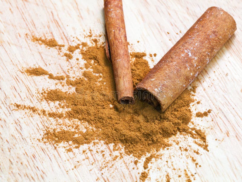 Pinch of ground cinnamon stock photo. Image of grated - 31747290