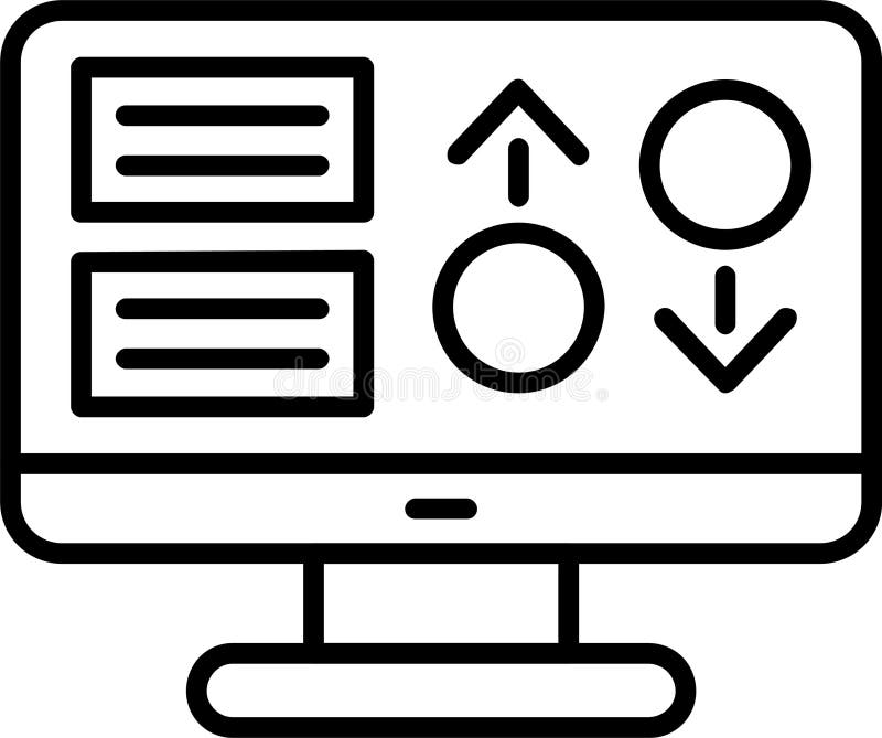 Pinch Outline Vector Icon stock vector. Illustration of feature - 388823808