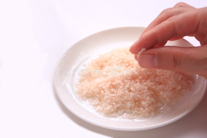 A pinch of salt stock photo. Image of cooking, natural - 86352850