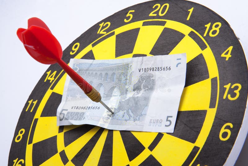 Pinchando el euro stock photo. Image of currency, target - 23466922