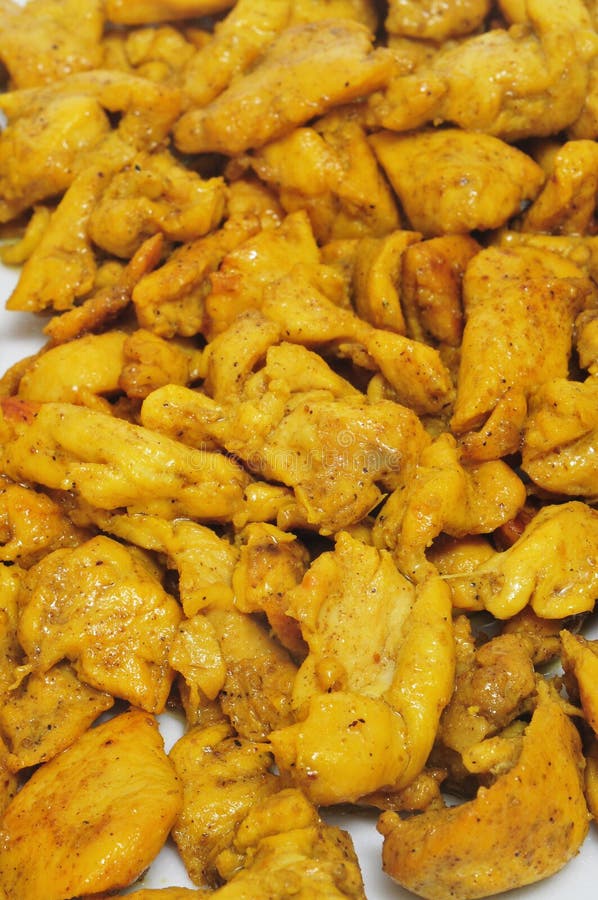 Pinchitos Meat, Typical of Spain Stock Photo - Image of fried, cooked ...