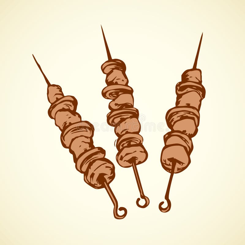 Pincho Gráfico del vector ilustración del vector. Ilustración de ...