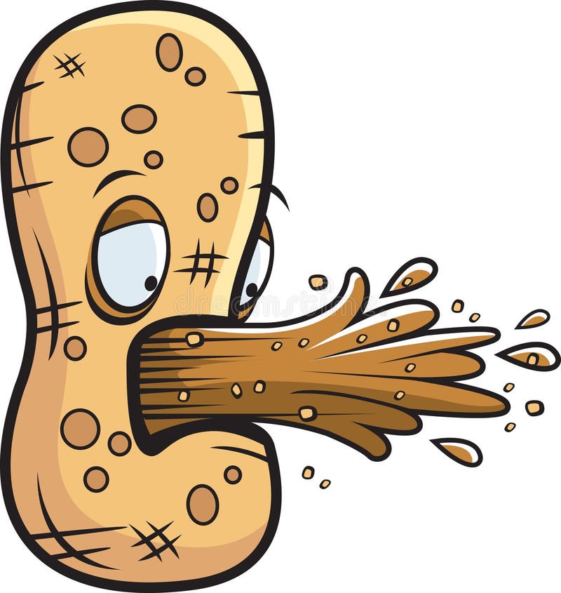 Pindakaas vector illustratie. Illustration of pinda, zieken - 4190308