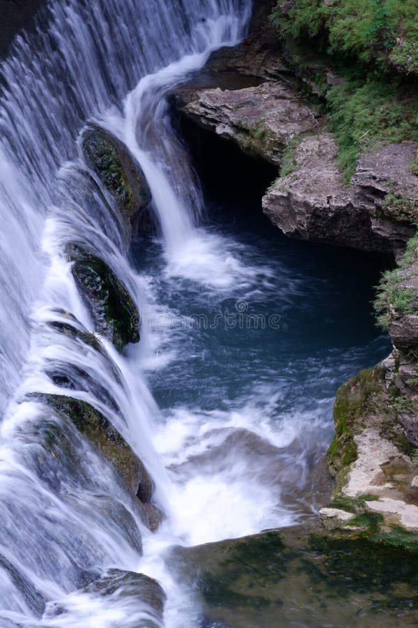 Pindul cave water falls stock image. Image of cave, falls - 272915887