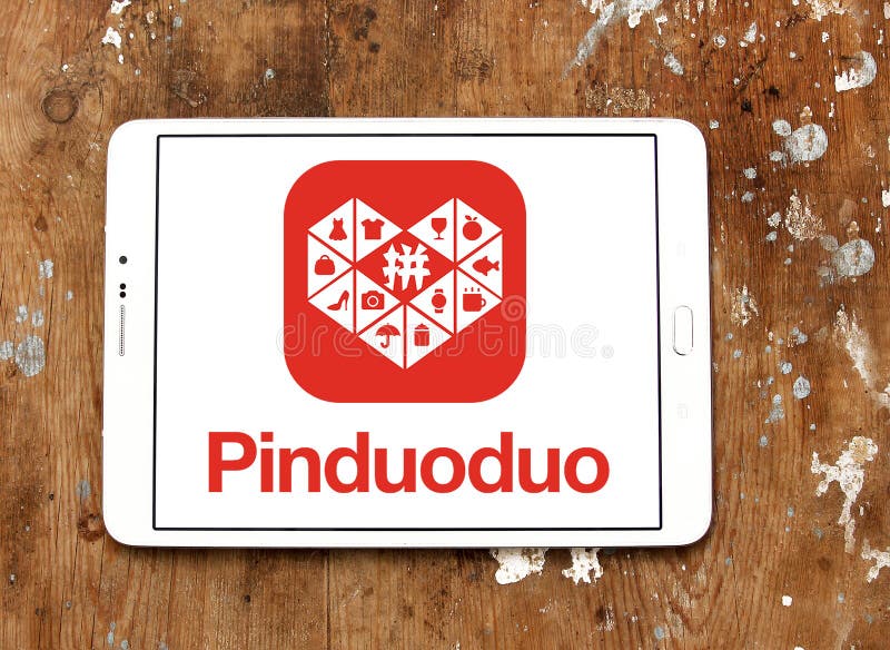 Pinduoduo logo editorial stock image. Image of food - 298835514