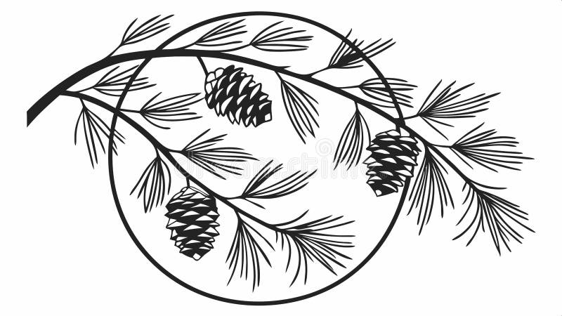 Pine Branch Corner Design. Pine Branch Corner, Evergreen Plant Decor ...