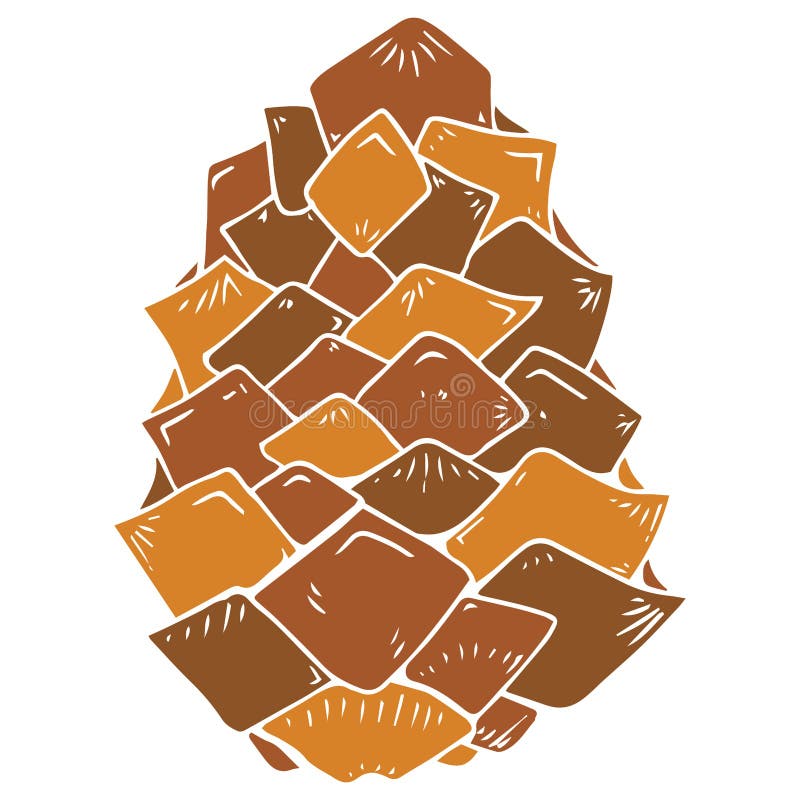 Pine Cone Icon. Vector of a Pine Cone. Pine Cone Hand Drawn Stock ... Pine Cone Icon. Vector of a Pine Cone. Pine Cone Hand Drawn Stock ...
