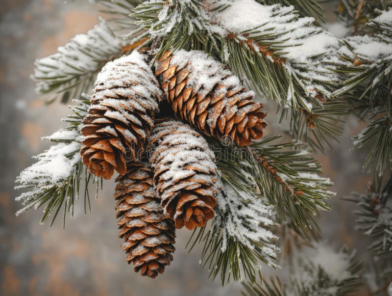Pine Cones on Tree stock photo. Image of coniferous - 377956840