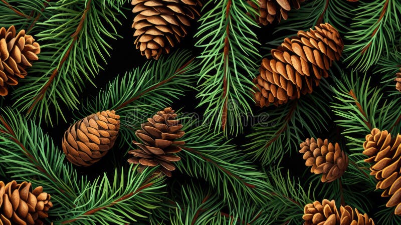 Pine Cones on Tree Top stock photo. Image of woodland - 375673222