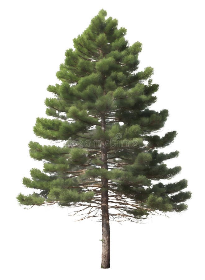 Pine Conifer Matsu 1 Tree Png Generative Ai Foto de Stock - Ilustração ...