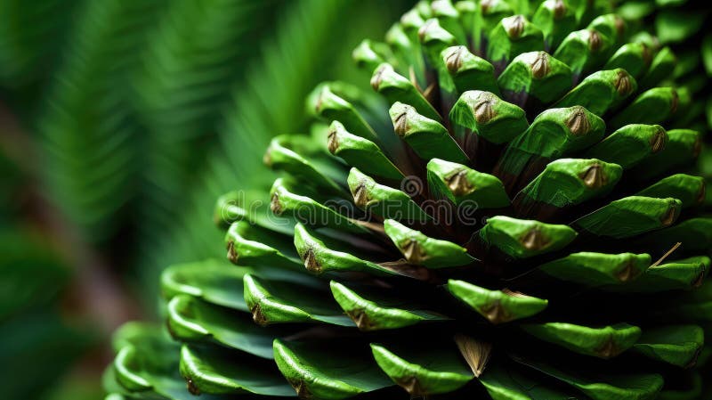 Pine coniferous tree stock illustration. Illustration of adaptation ...