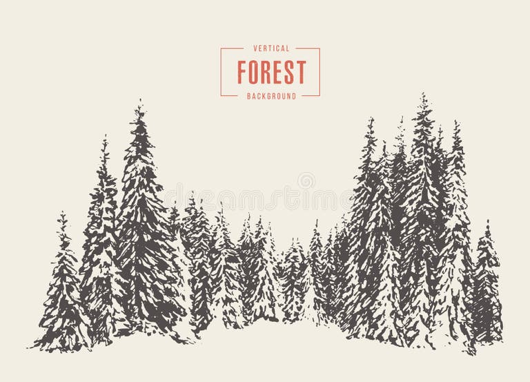 Forest Etching Stock Illustrations – 7,668 Forest Etching Stock ...