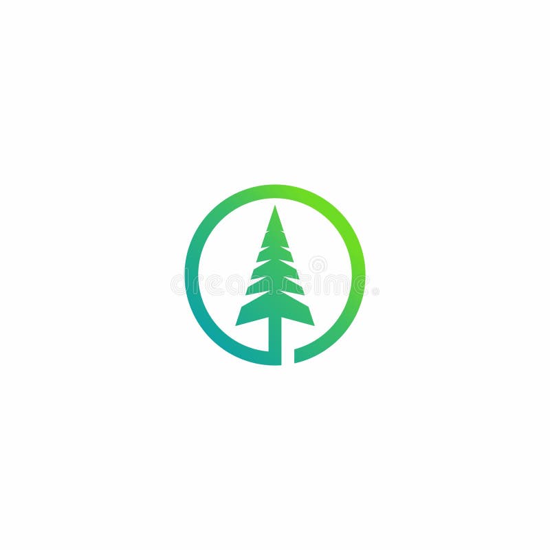 Pine Logo Vector. Pine Tree Symbol. Nature Logo Stock Vector ...