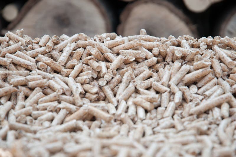 Pine Pellets- Biomass stock photo. Image of energy, alternative - 36580638