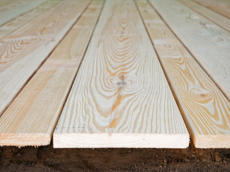 Pine Planed Board with Texture Pattern Wooden Platform Stock Photo ...