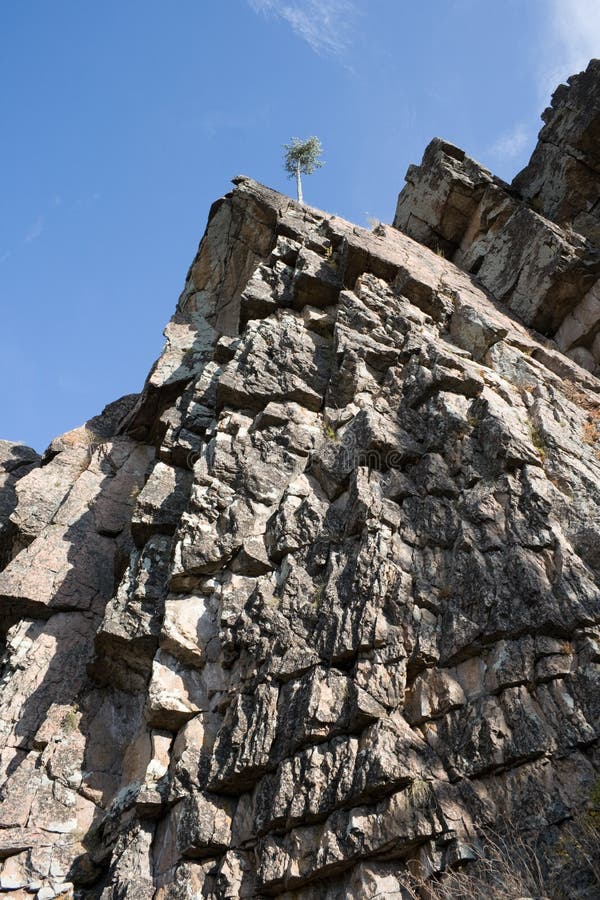Pine Rock stock photo. Image of clouds, rocks, oregon - 93141864