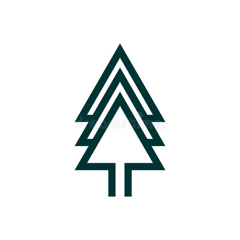 Pine Tree Arrow Logo Template Illustration Design. Vector EPS 10 Stock ...