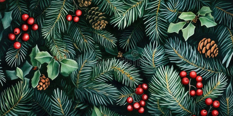 Pine Tree Berries Pine Cones Close Up Stock Image - Image of pine ...