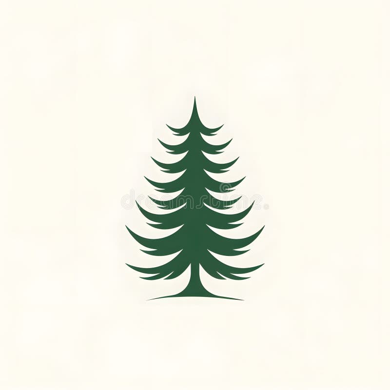 Pine Tree Green Greenery Evergreen Nature Icon Logo Symbol Stock ...
