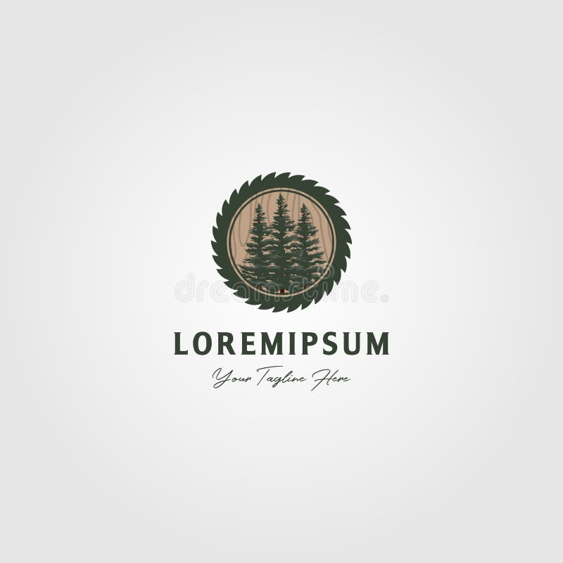 Logging Company Logo Stock Illustrations – 100 Logging Company Logo ...