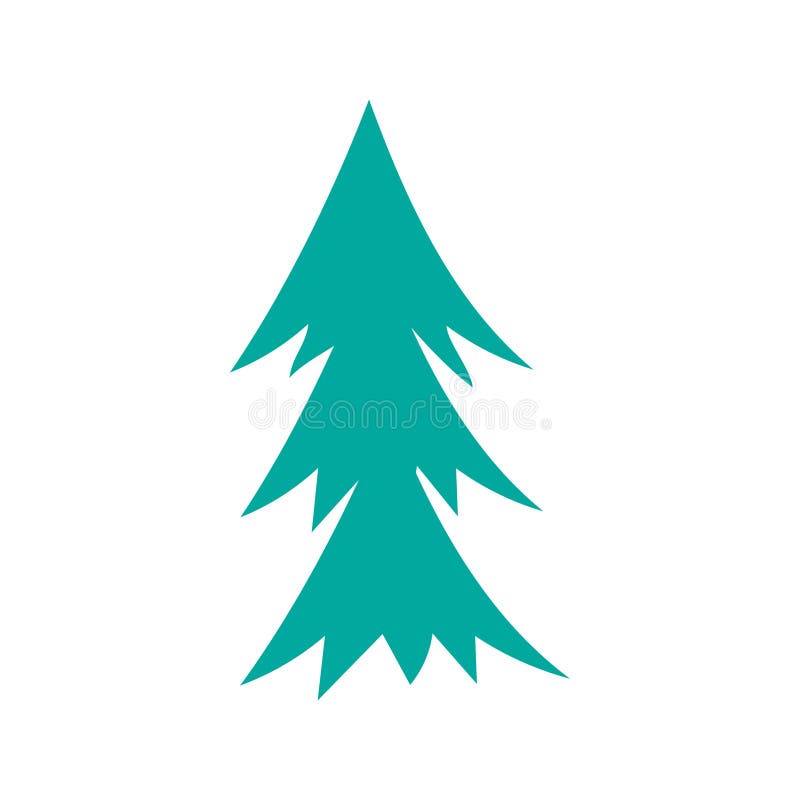 Pine Tree Icon Design Template Vector Isolated Stock Illustration ... Pine Tree Icon Design Template Vector Isolated Stock Illustration ...
