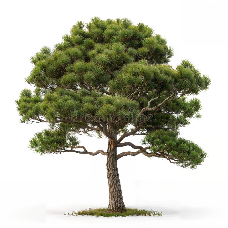 Pine Tree Isolated stock image. Image of standing, solitary - 326643421
