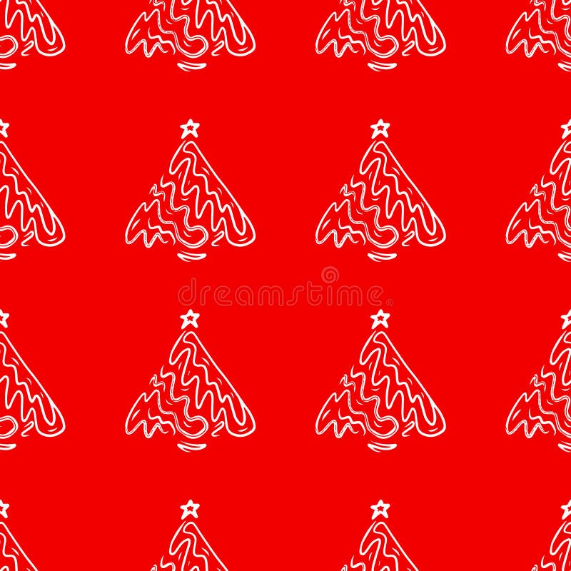 Pine Tree Pattern-22 stock vector. Illustration of happy - 191047089