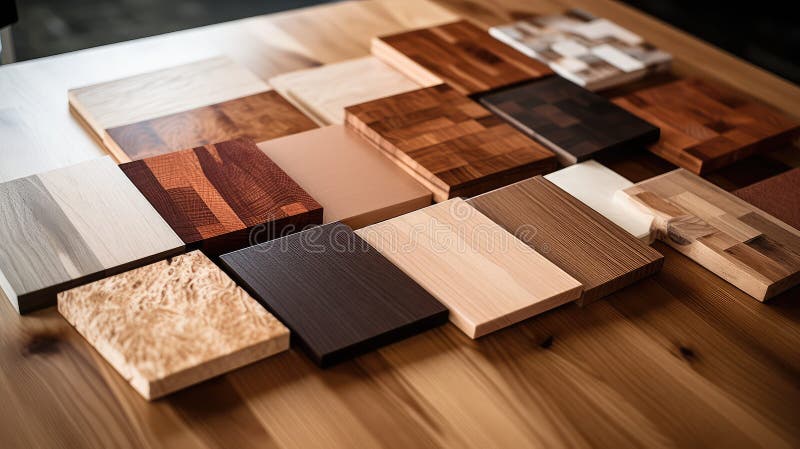 Pine wood samples stock illustration. Illustration of material - 340031894