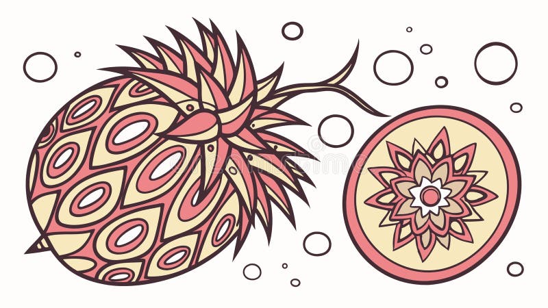 Pineapple Abstract Vector Illustration Fruit Design Art, Vector Design ...