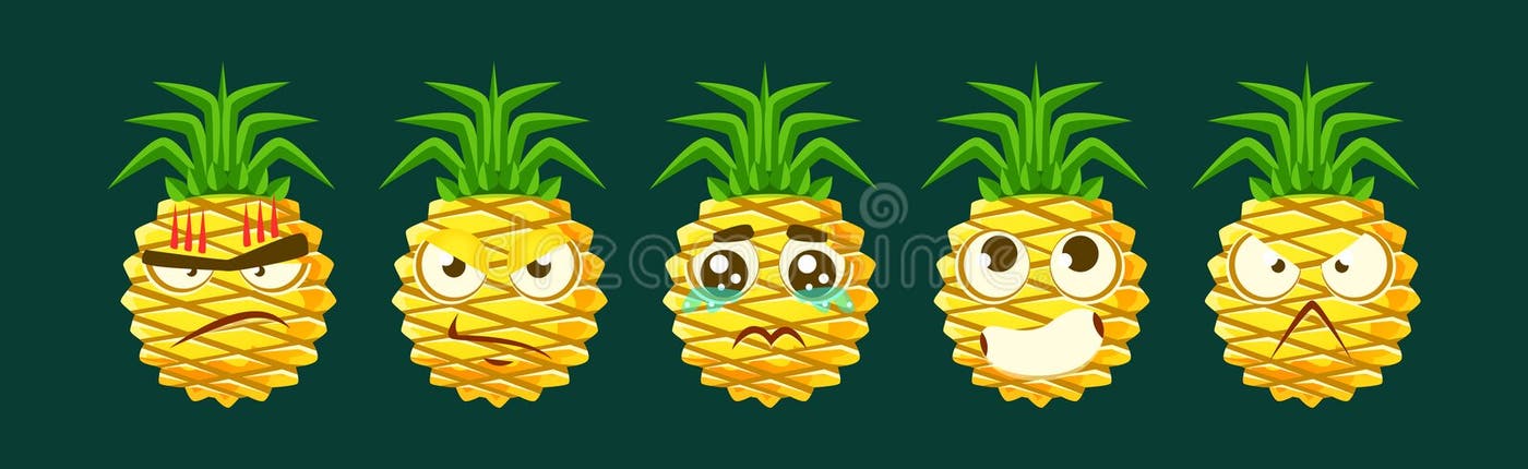 Sad Pineapple Stock Illustrations – 400 Sad Pineapple Stock ...