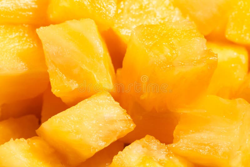 Pineapple chunks stock image. Image of natural, fruit - 39144637