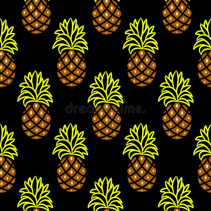 Pineapple Seamless Vector Pattern Stock Illustrations – 13,289 ...